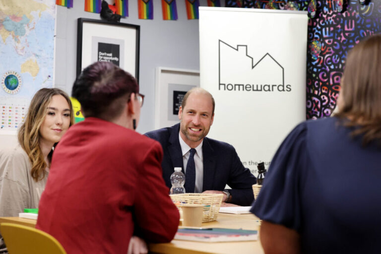 Prince William visits Homewards Northern Ireland to recognise ...