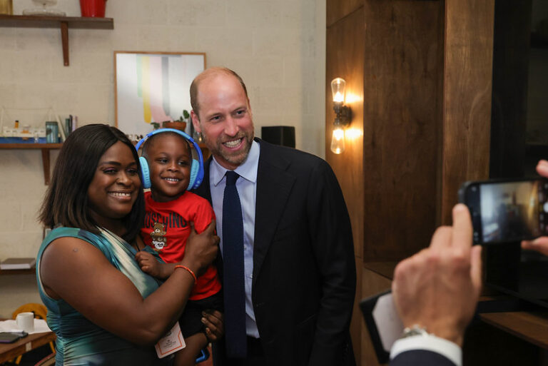 Prince William visits Homewards Sheffield to mark local housing and ...